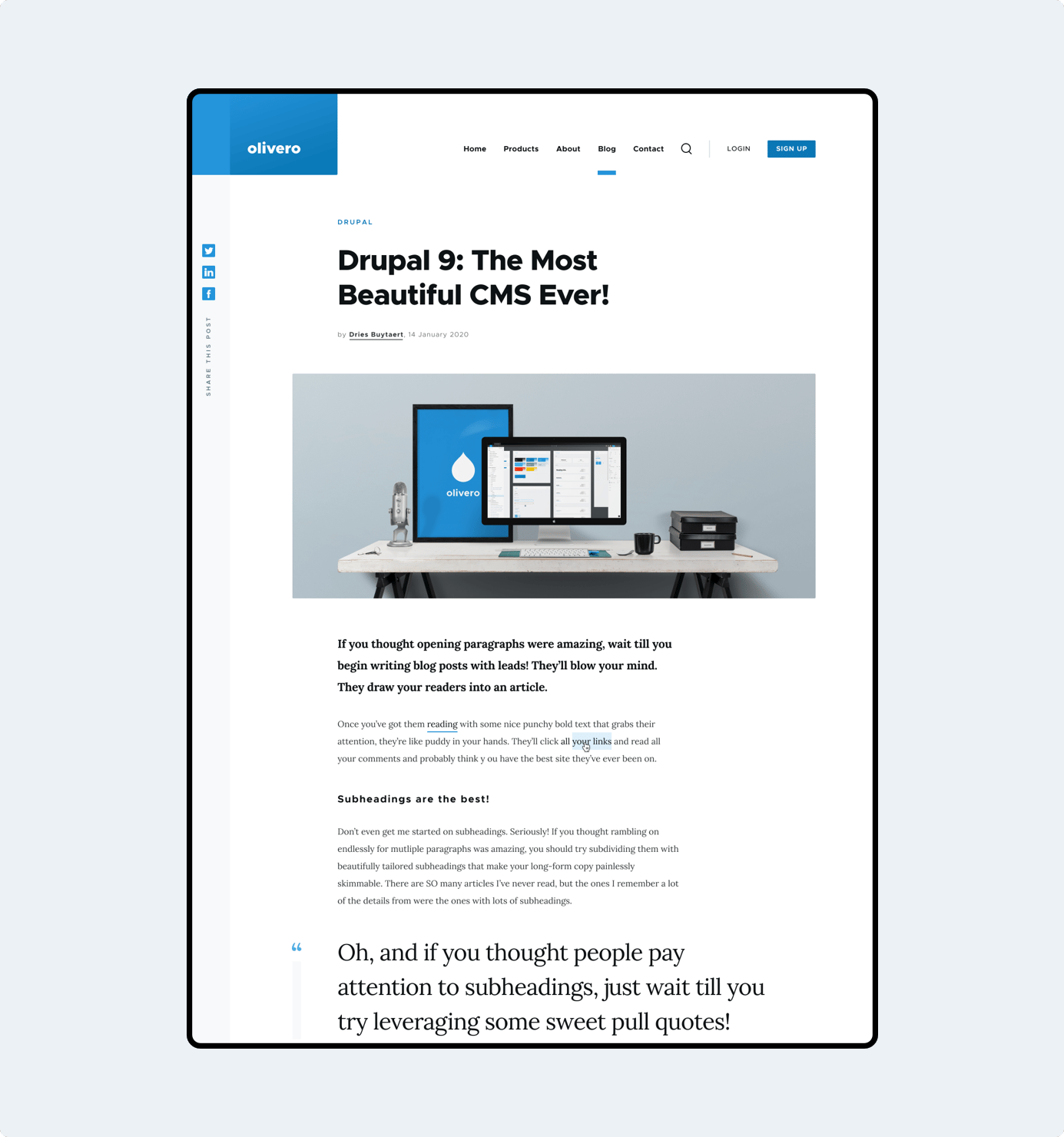 Olivero: A Deep Dive Into Drupal 10's Default Theme Olivero: A Deep Dive Into Drupal 10's Default Theme